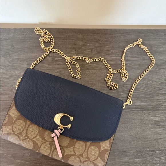 Coach | Bags | Coach Remi Chain Crossbody In Colorblock Signature ...